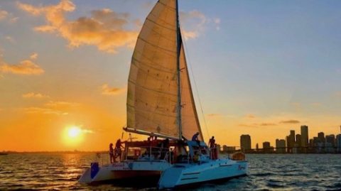 Miami Sunset Sailing Cruise | Catamaran Sunset Tour in Miami